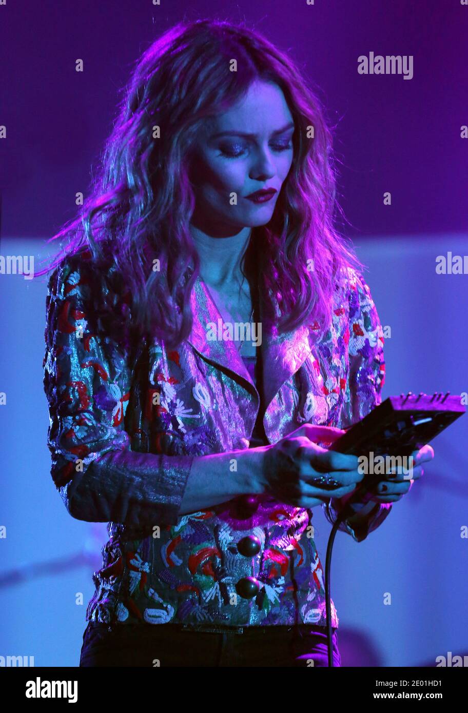 Exclusive - French singer Vanessa Paradis performs live in Bordeaux ...