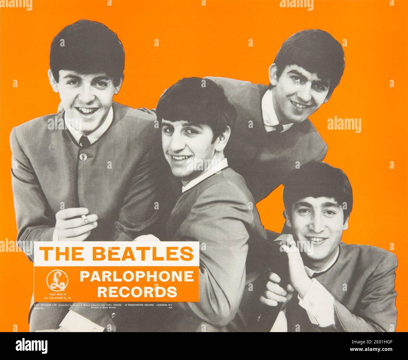 Beatles 1964 Promotional Poster is on display from the upcoming Icons ...