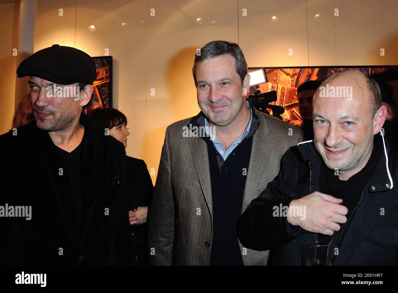 Exclusive - Vincent Perez, Philippe Guegan and Fifax attending the ...