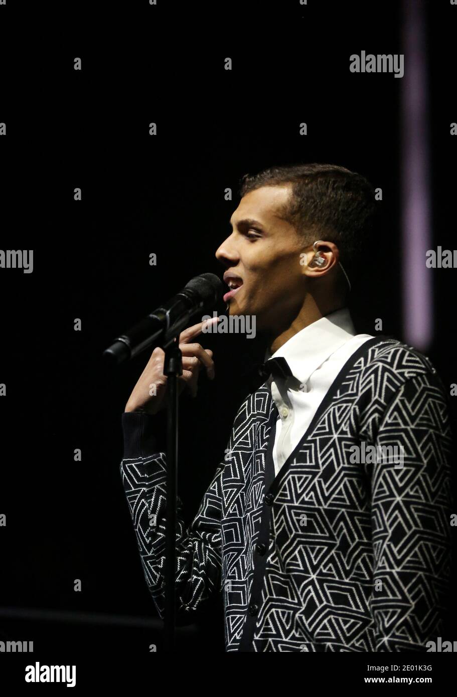 Exclusive - Belgian singer Stromae performs live in Bordeaux, south ...