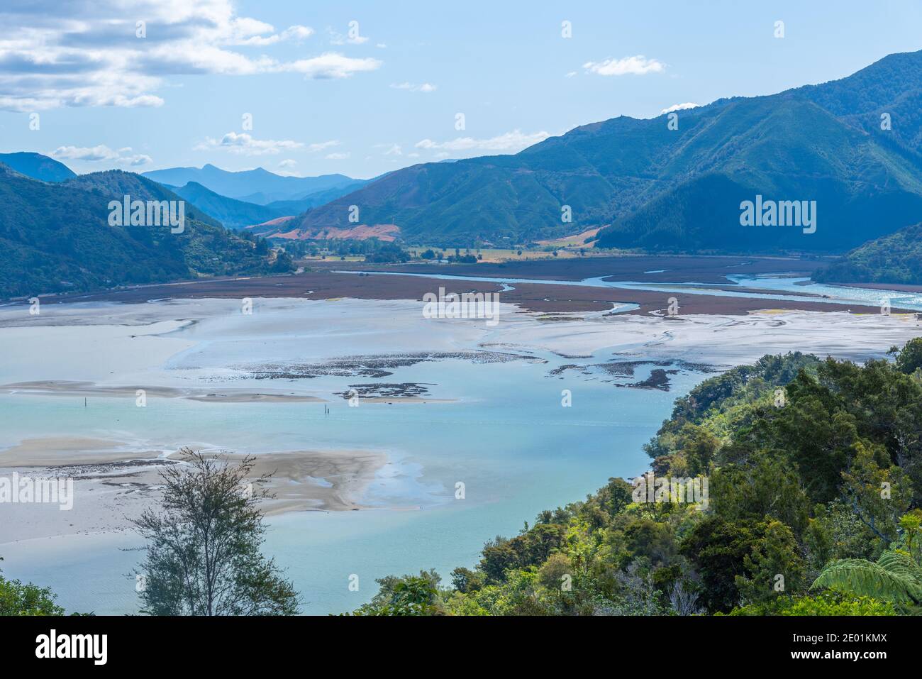 Pelorus sound in New Zealand Stock Photo - Alamy