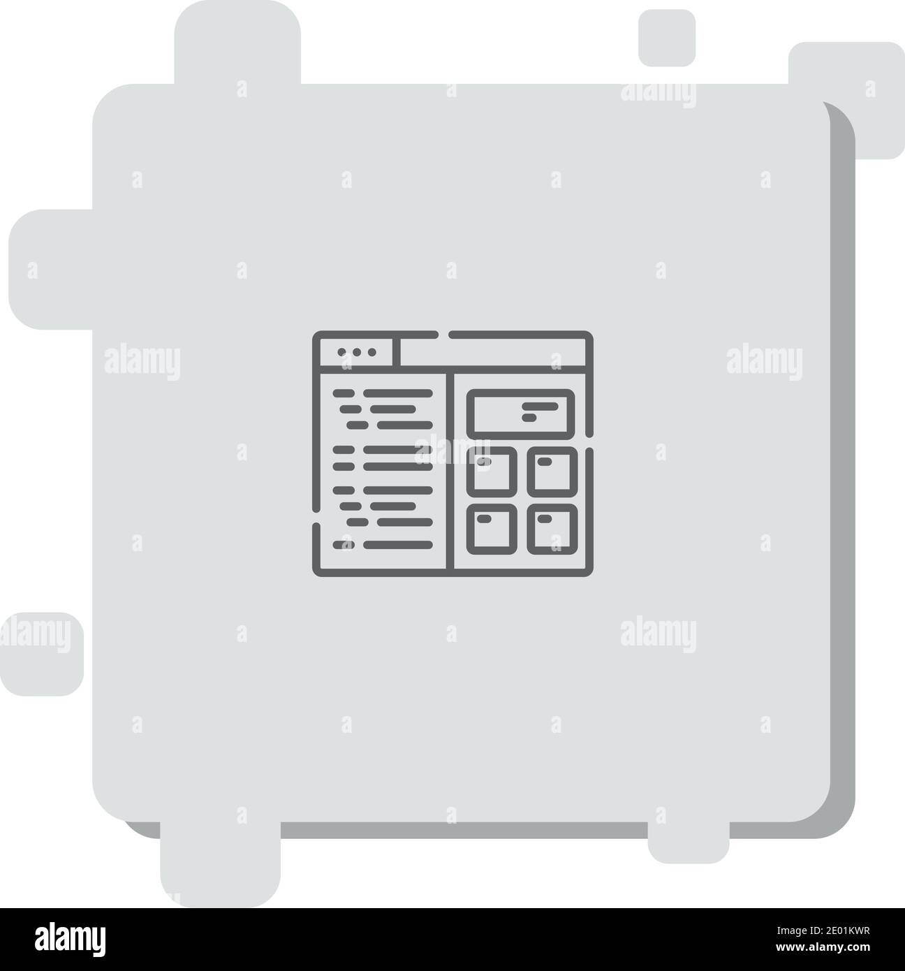 developer vector icon modern simple vector illustration Stock Vector ...