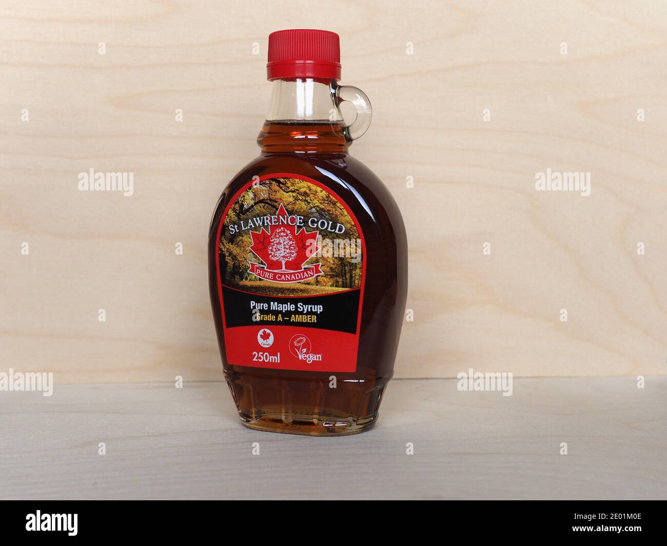 LONDON, UK - CIRCA DECEMBER 2020: Bottle of St Lawrence Gold pure ...