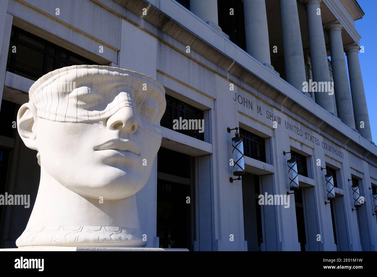 This is the John M Shaw Courthouse in Lafayette Louisiana. It features ...