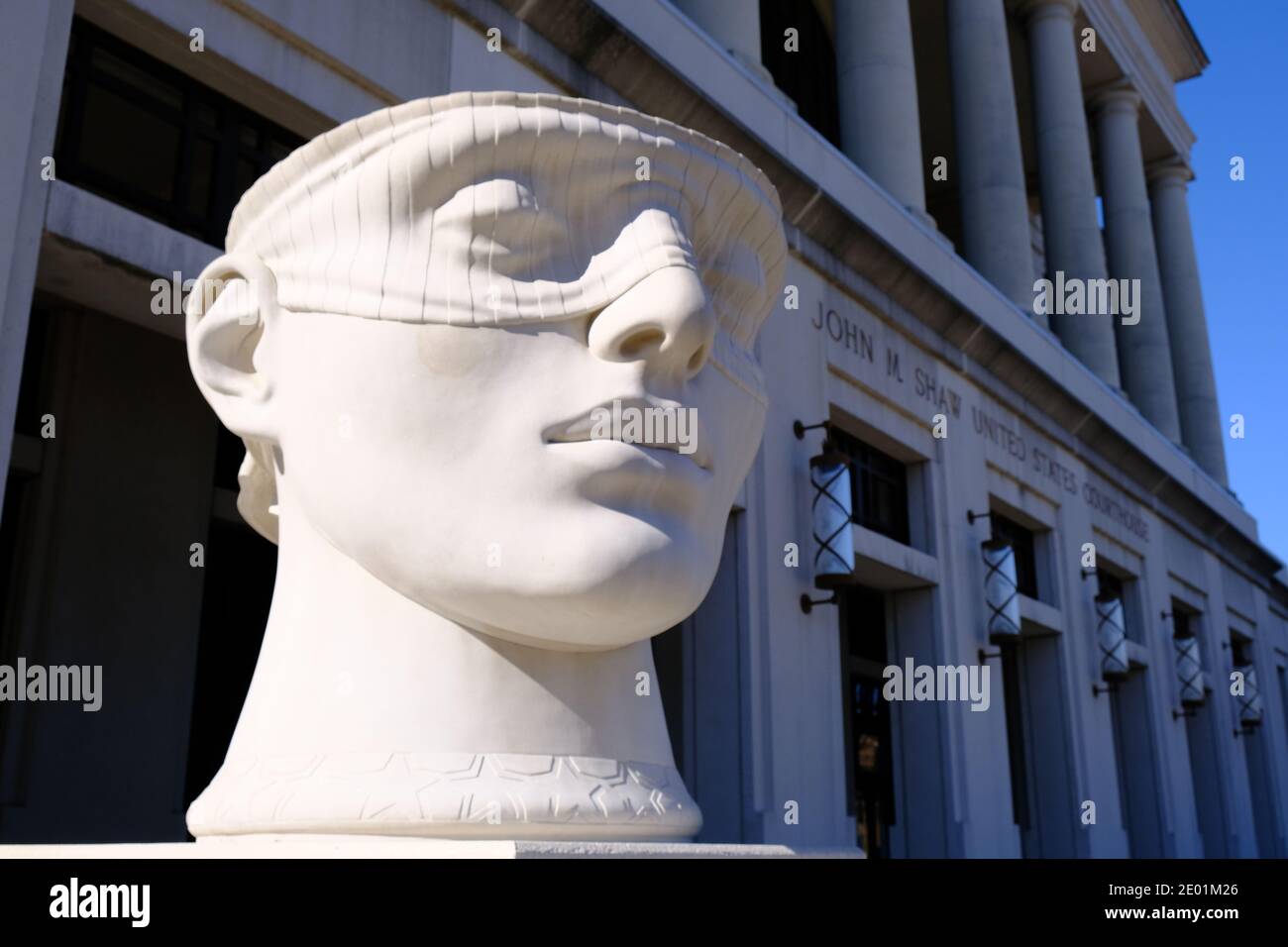 This is the John M Shaw Courthouse in Lafayette Louisiana. It features ...