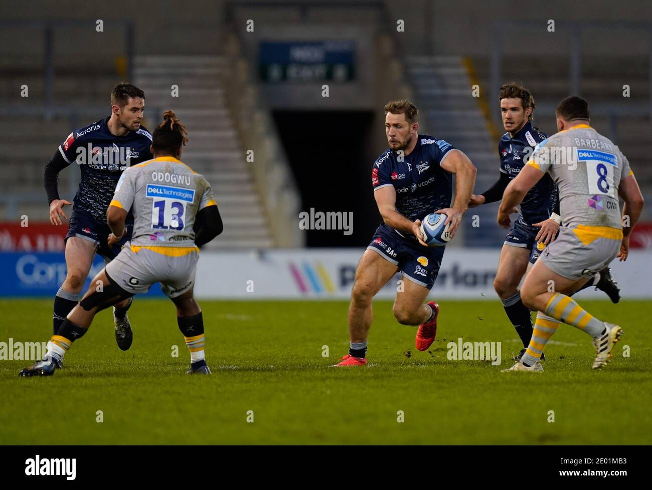 Sale Sharks centre Sam Hill during the Gallagher Premiership Rugby ...