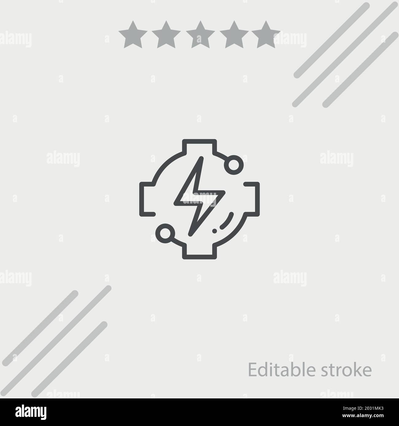 power vector icon modern simple vector illustration Stock Vector Image ...