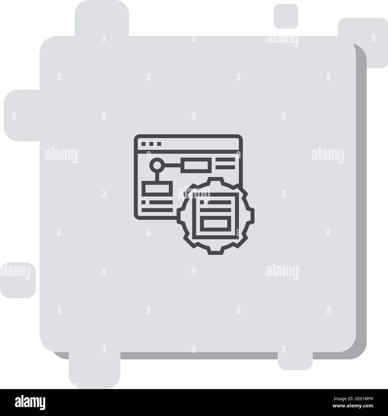 automation vector icon modern simple vector illustration Stock Vector ...