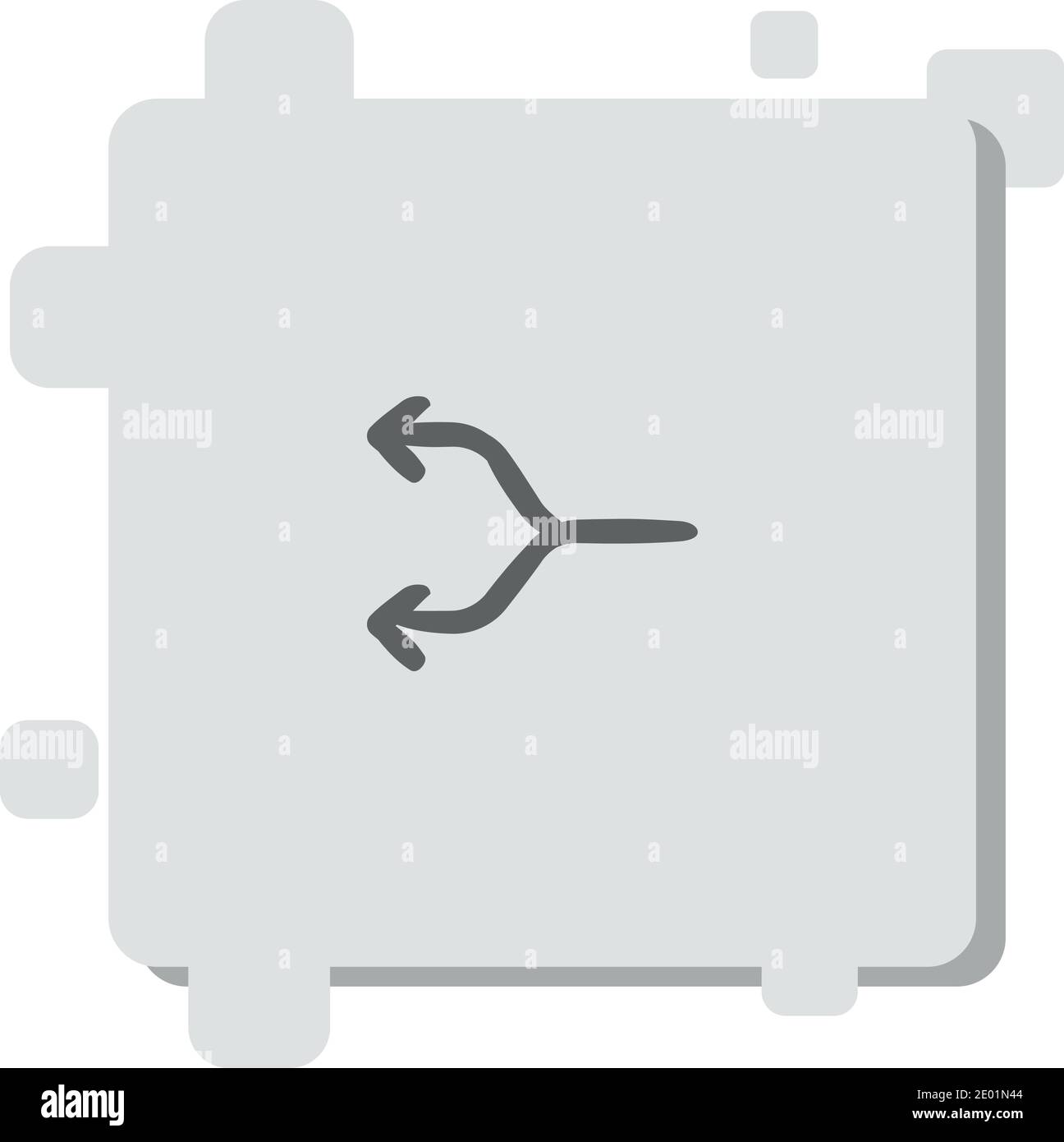 shuffle vector icon modern simple vector illustration Stock Vector ...