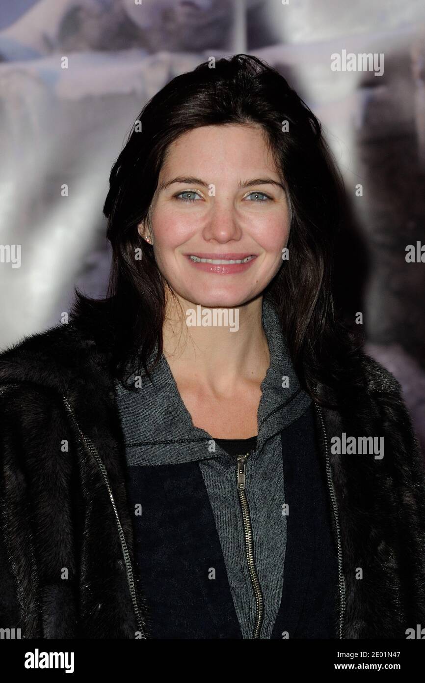 Delphine Chaneac attending the launch of the new attraction 'Les Lapins ...