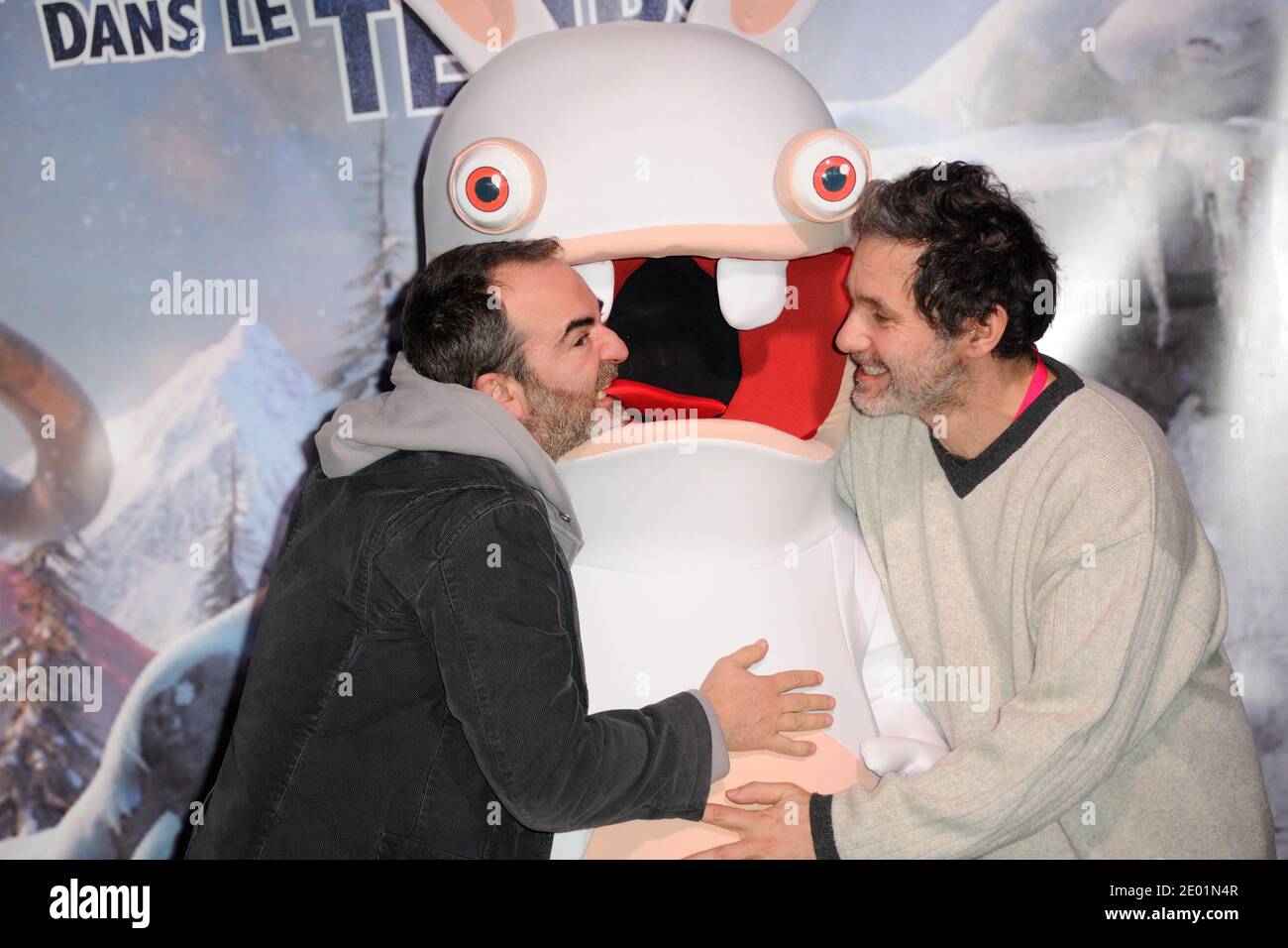 Bruno Solo and Serge Hazanavicius attending the launch of the new ...