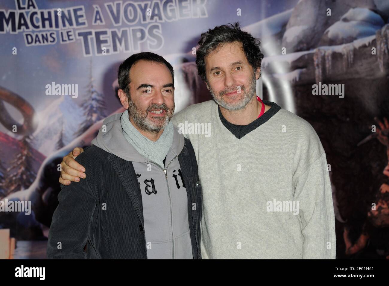 Bruno Solo and Serge Hazanavicius attending the launch of the new ...