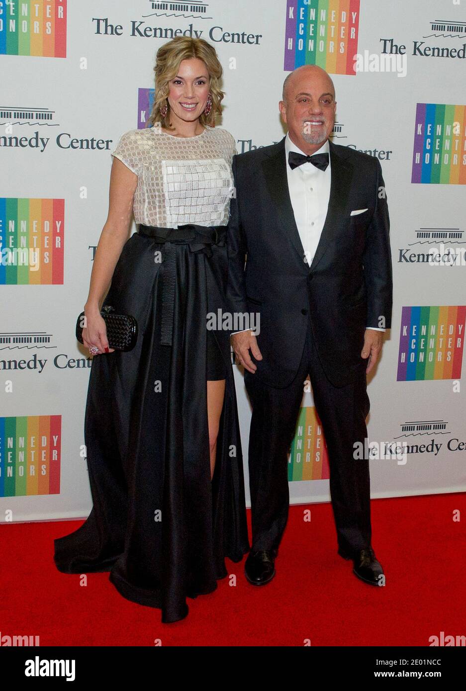 Billy Joel and Alexis Roderick arrive for the formal Artist's Dinner ...