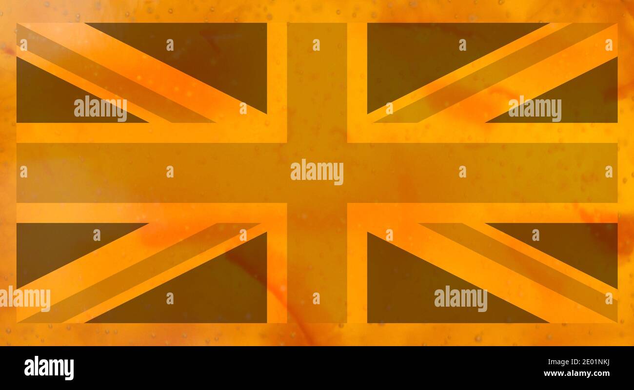 national flag of the United Kingdom (UK) aka Union Jack with British ...