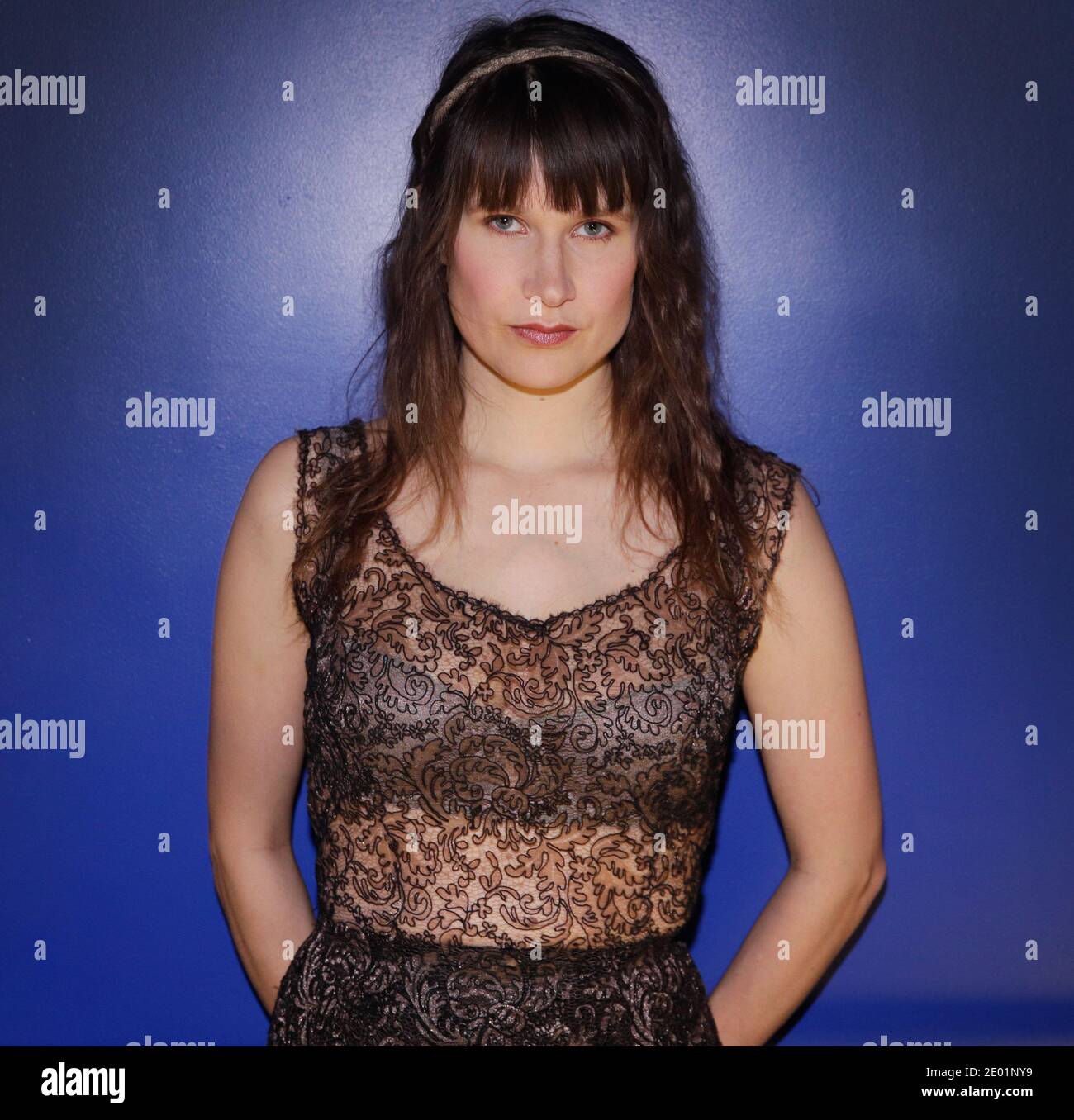 Exclusive - Camille poses during the 50th anniversary of France Inter ...