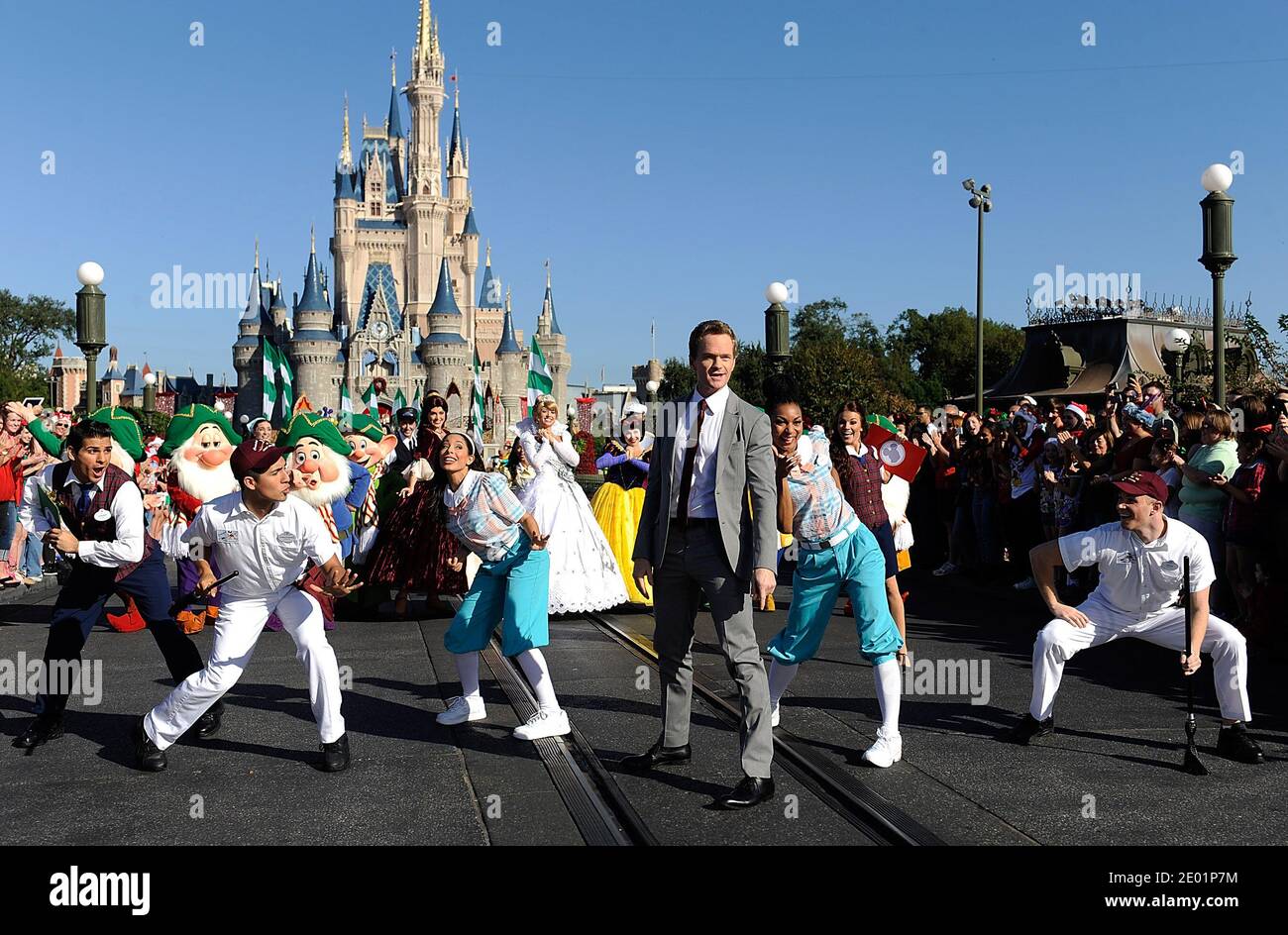 Emmy Award-winning actor Neil Patrick Harris tapes a musical number for ...