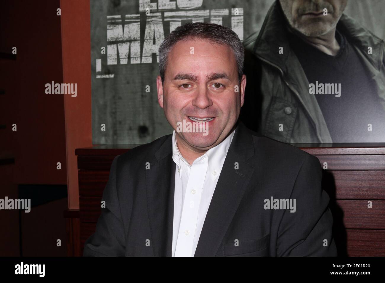 Xavier Bertrand attending the premiere of TV Series 'Leo Mattei' held ...