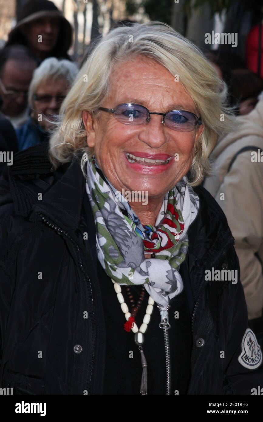 Veronique De Villele arrives to the taping of the TV show Vivement ...