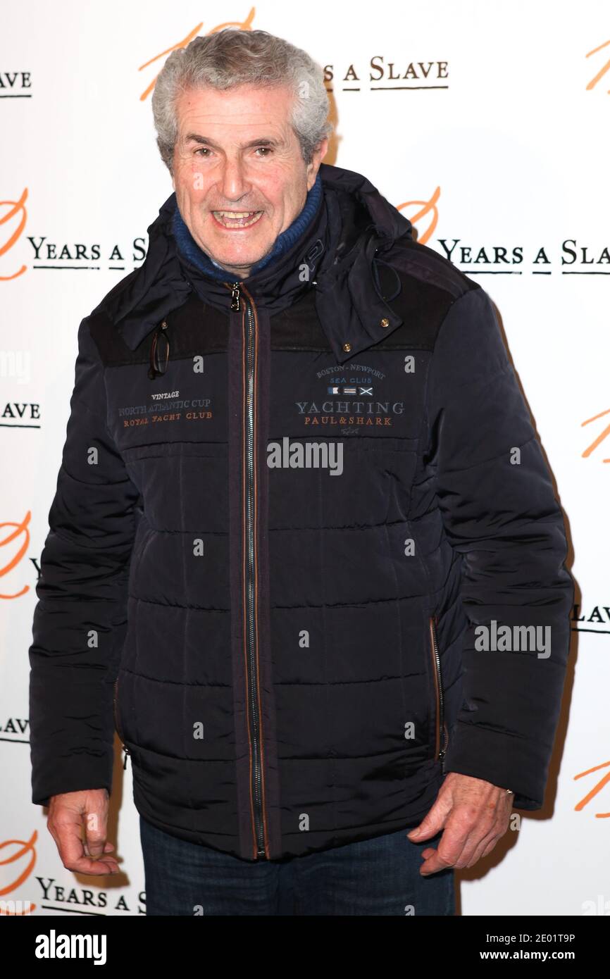 Claude Lelouch attending the France premiere of the film 12 Years A ...