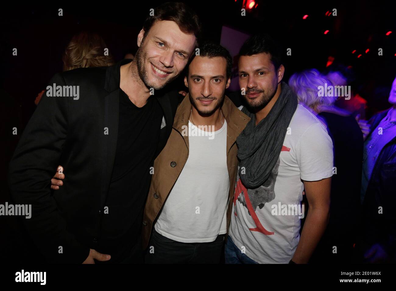 David Golis, Sebastien Soudais and Nicolas Suret of NRJ 12's reality TV ...