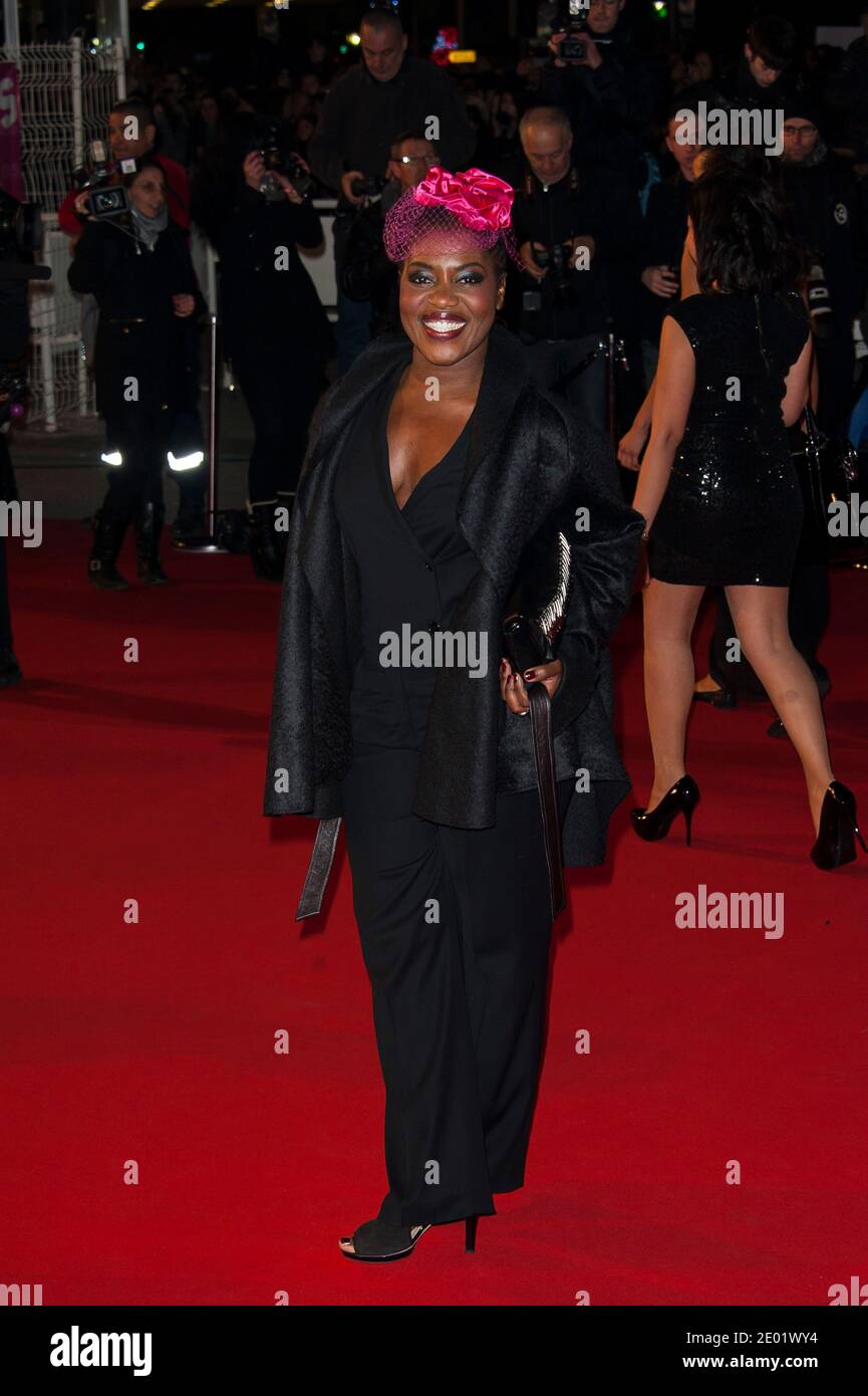 Claudia Tagbo arriving to the 2014 NRJ Music Awards ceremony held at ...