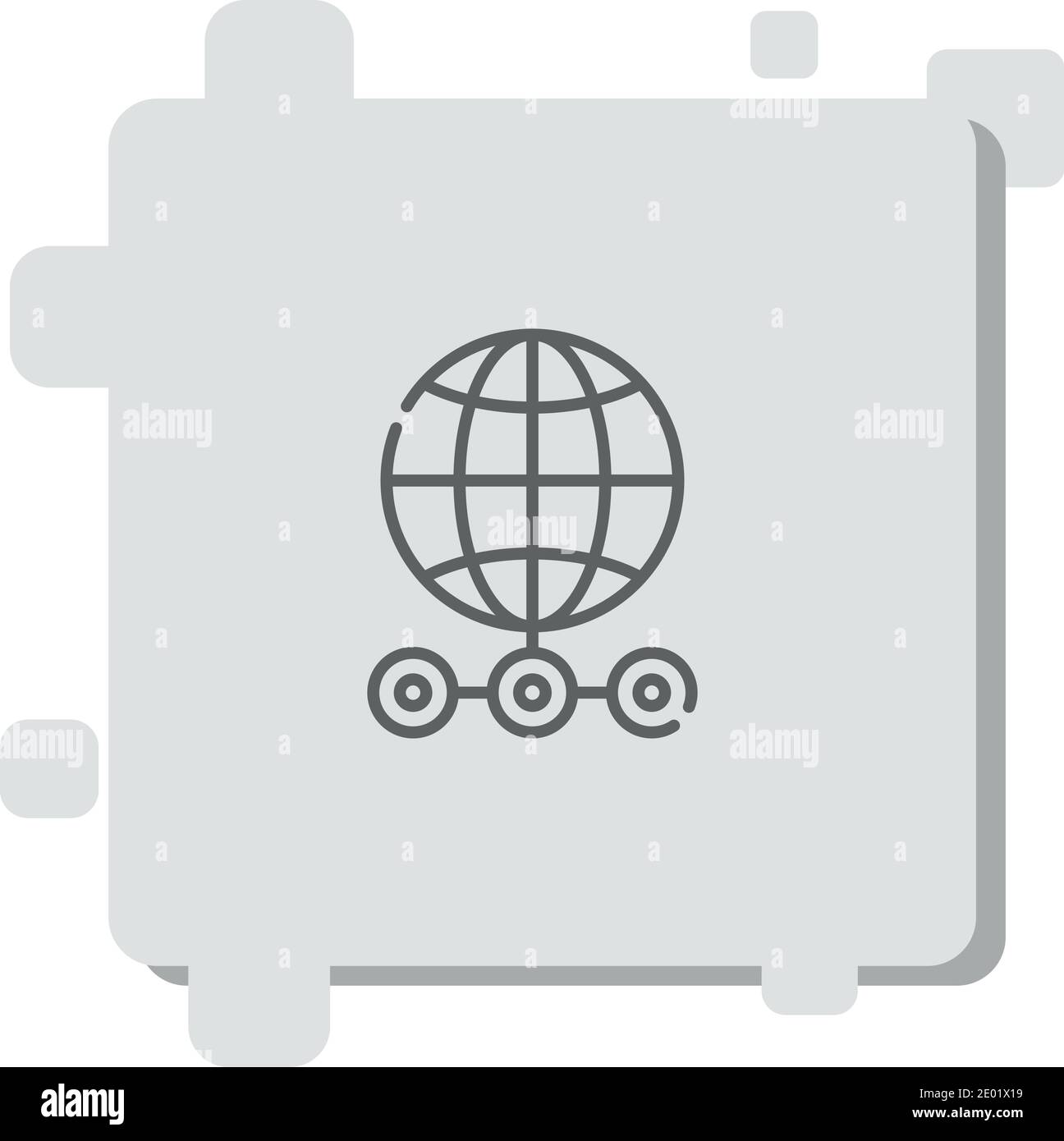 world grid vector icon modern simple vector illustration Stock Vector ...
