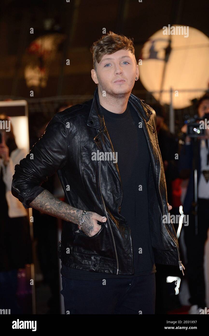 James Arthur attending the 15th NRJ Music Awards held at the Palais des ...
