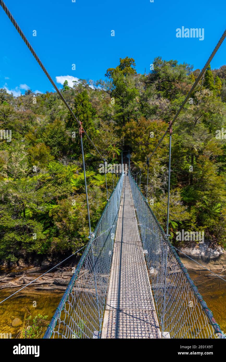 Falls river swing bridge hi-res stock photography and images - Alamy