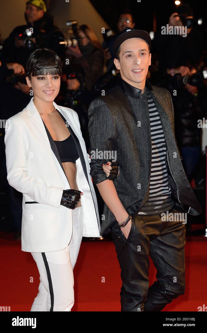 Alizee and Gregoire Lyonnet attending the 15th NRJ Music Awards held at ...