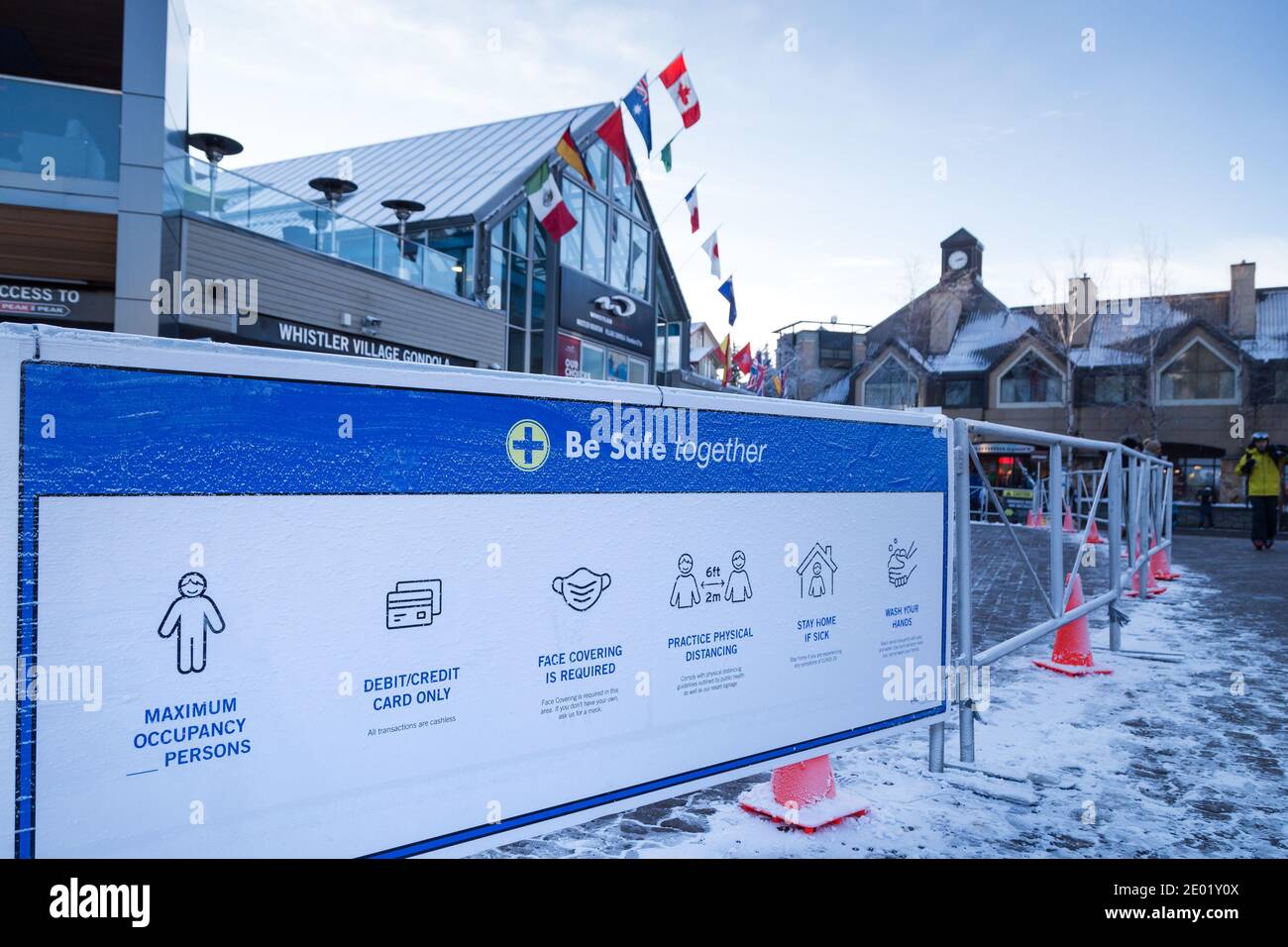 Covid prevention sign hi-res stock photography and images - Alamy