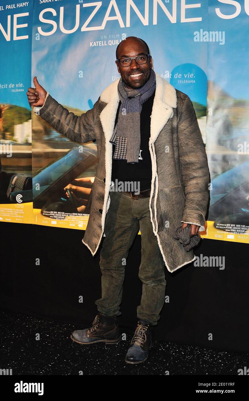 Lucien Jean-Baptiste attending the premiere for the film Suzanne held ...