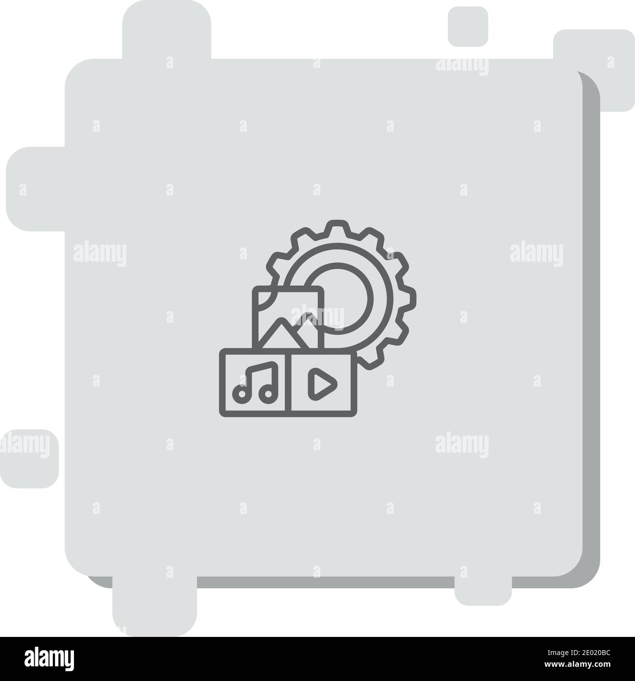 gear vector icon modern simple vector illustration Stock Vector Image ...