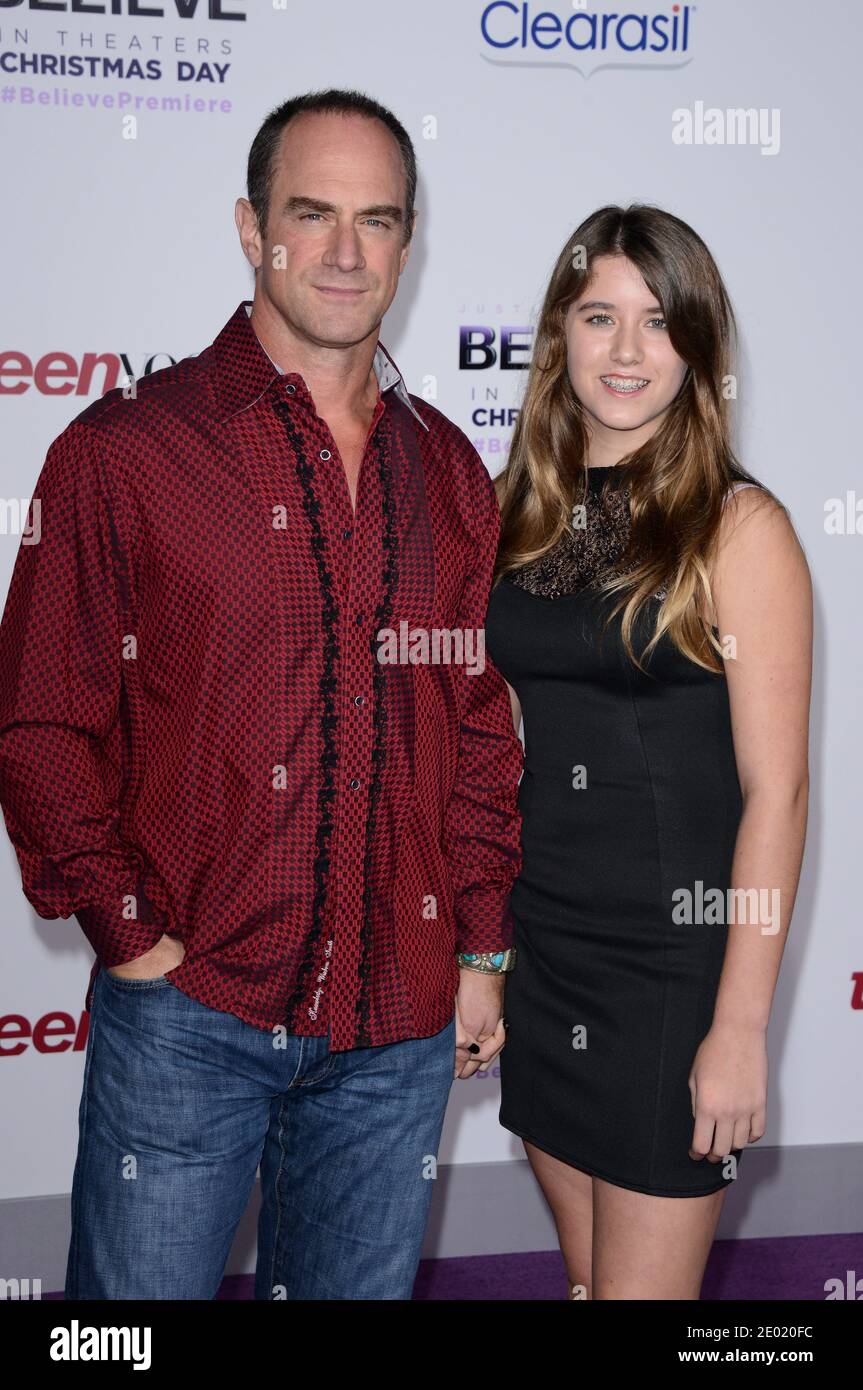Christopher Meloni arrives at the premiere of Open Road Films' 'Justin ...