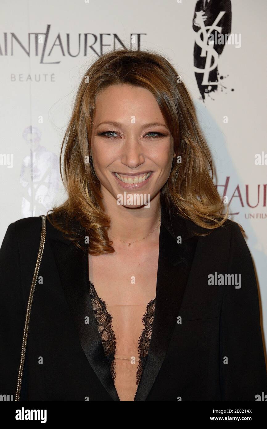 Laura Smet attending the premiere of the film Yves Saint Laurent held ...
