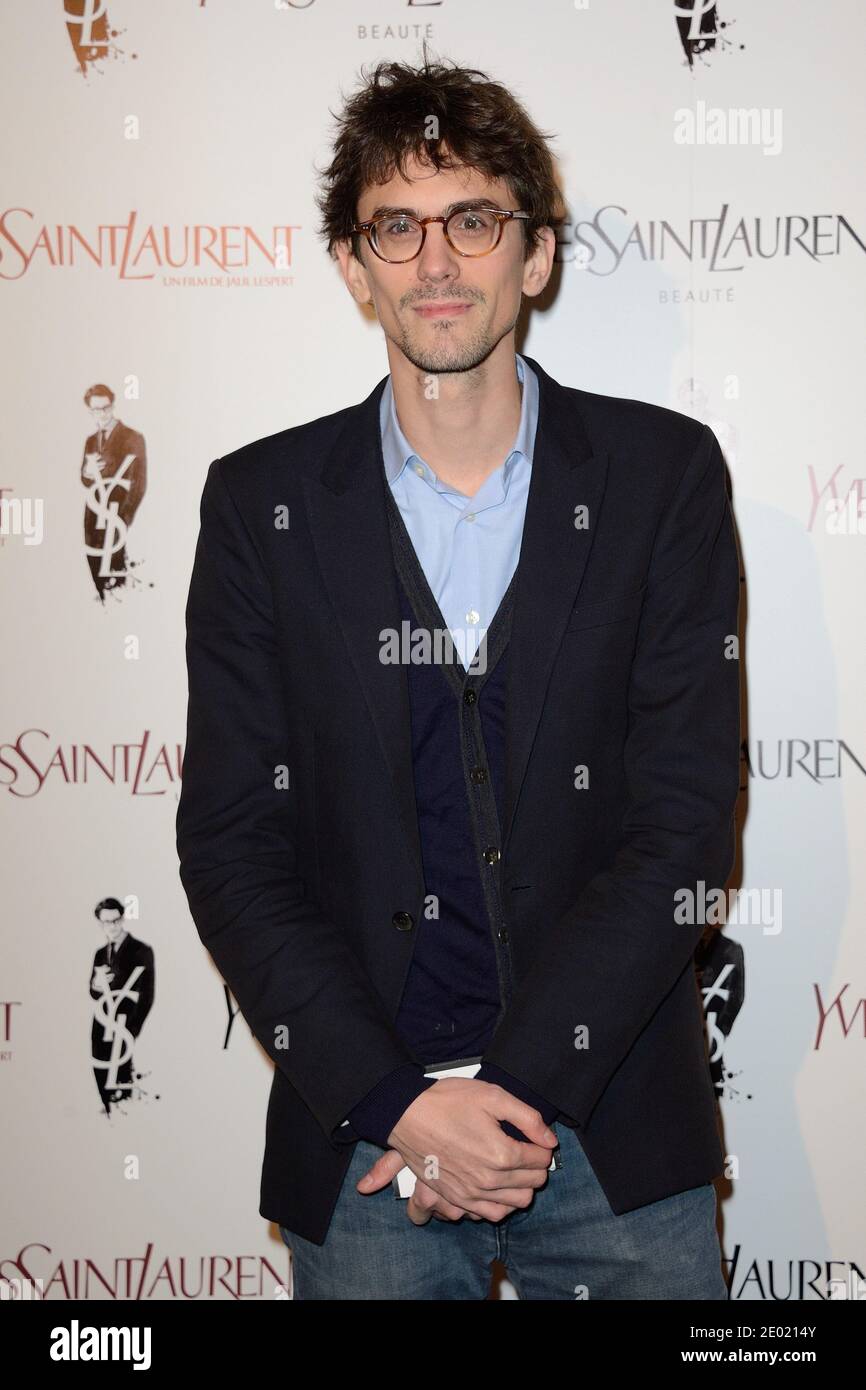 Hugo Gelin attending the premiere of the film Yves Saint Laurent held ...