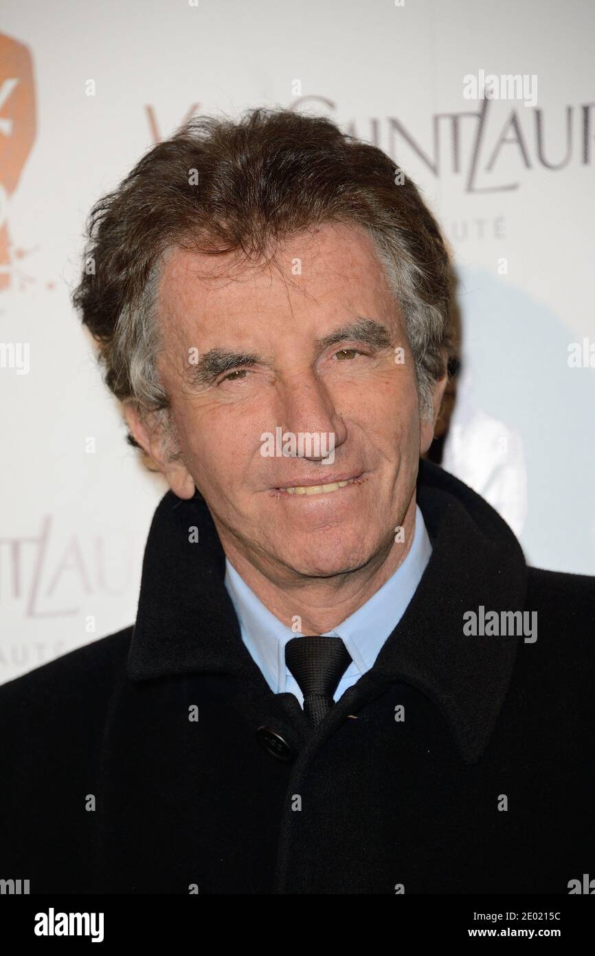 Jack Lang attending the premiere of the film Yves Saint Laurent held at ...