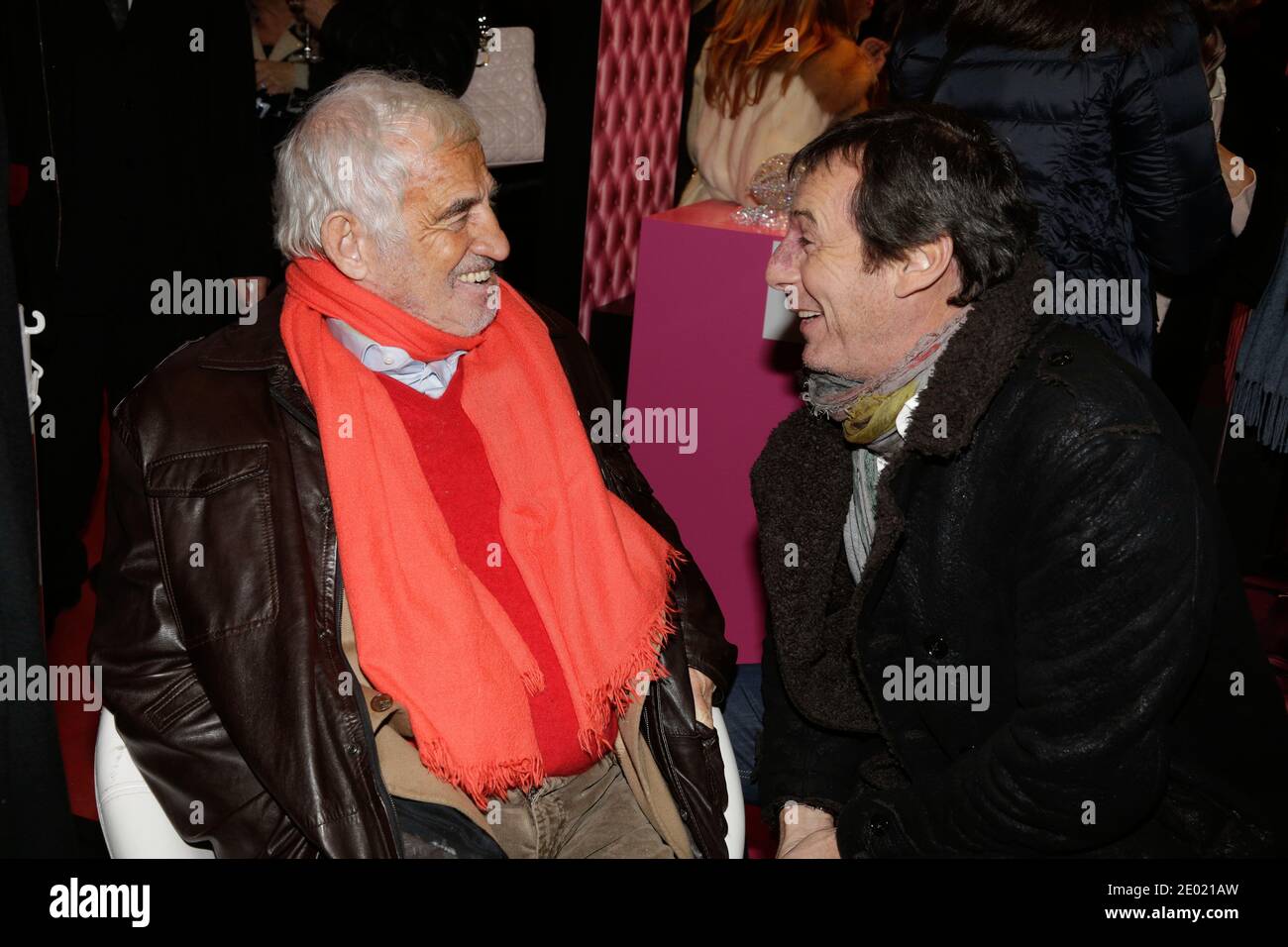 Jean-Luc Reichmann and Jean-Paul Belmondo attending the Grand Palais ...