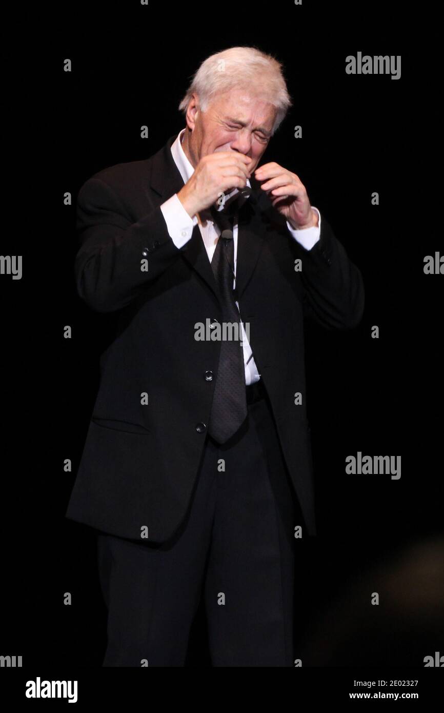 Guy bedos performs on stage during his Last One Man Show 'La der des ...