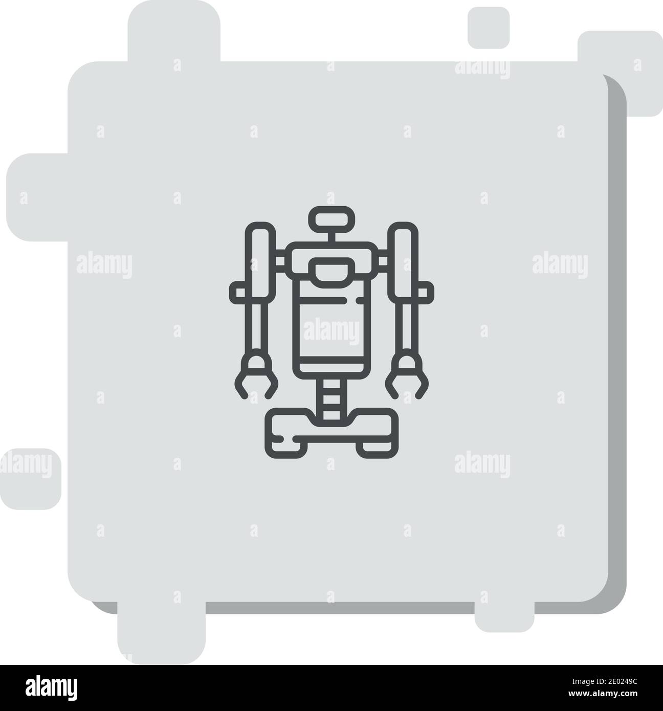 robot vector icon modern simple vector illustration Stock Vector Image ...