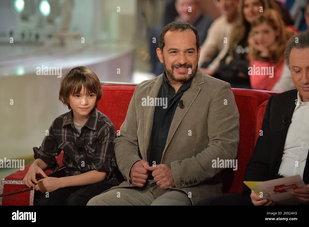 French actors Mehdi aka Mehdi El Glaoui (R) and Felix Bossuet at the ...