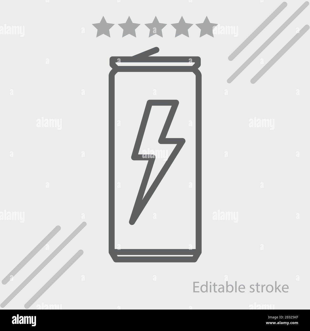 energy drink vector icon modern simple vector illustration Stock Vector ...