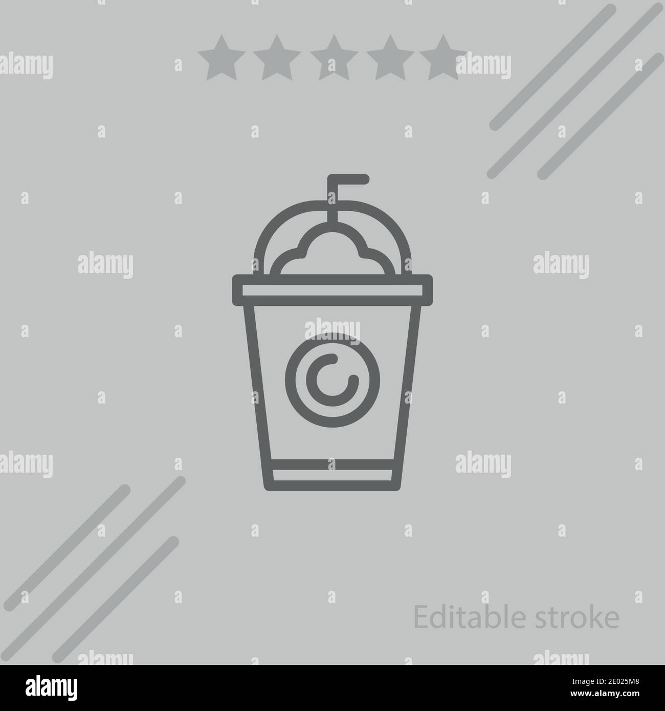 frappe vector icon modern simple vector illustration Stock Vector Image ...