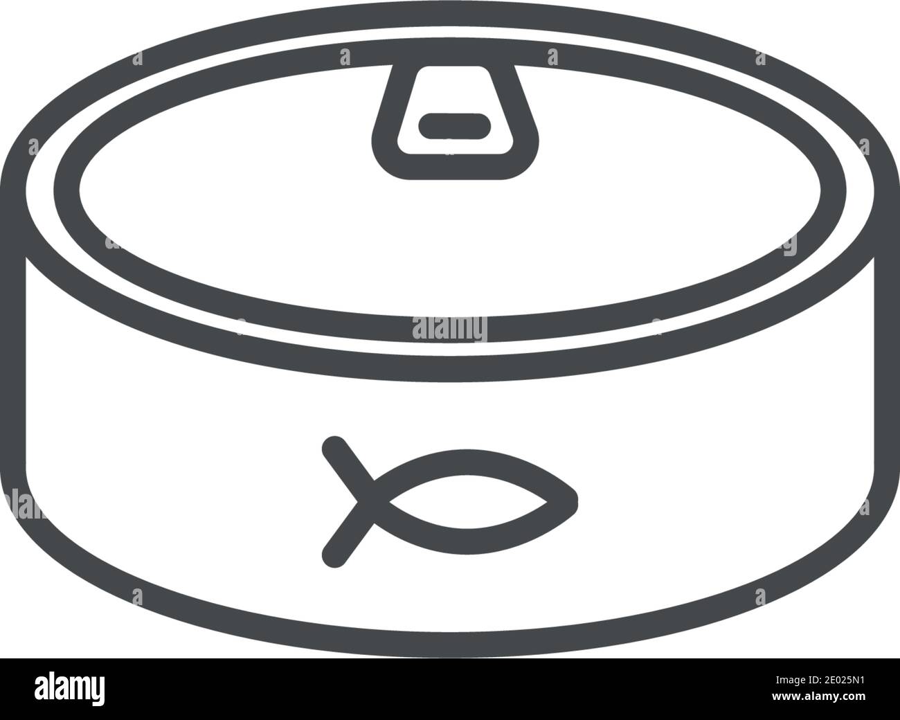 canned fish vector icon modern simple vector illustration Stock Vector ...