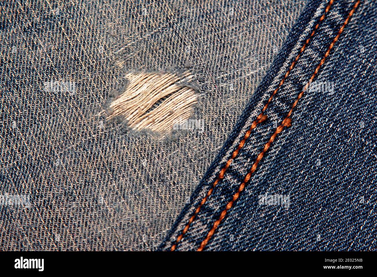 different fabric texture denim pants Stock Photo - Alamy