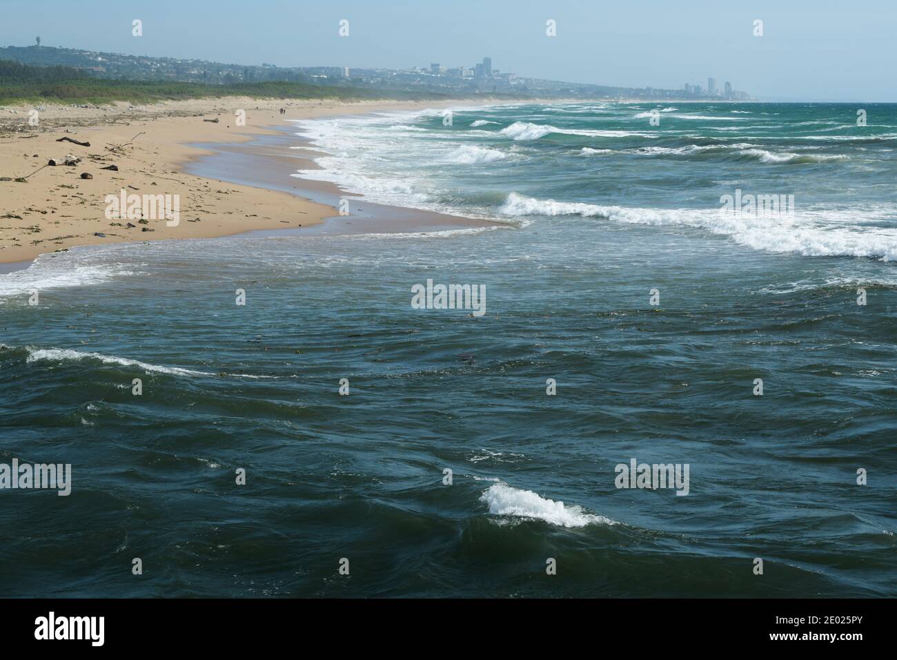 Landscape, northern suburbs beaches of Durban, KwaZulu-Natal, South ...