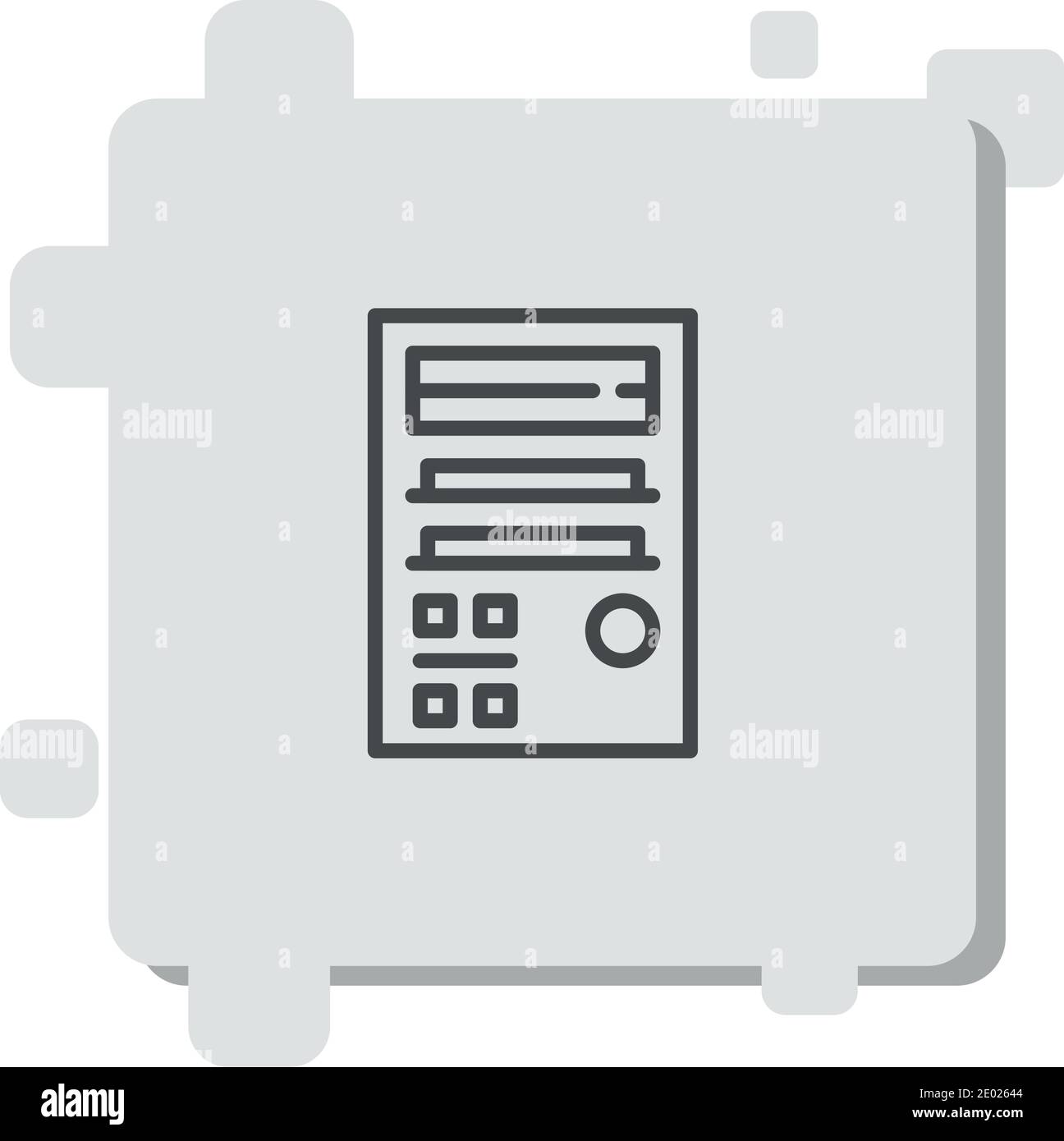 cpu tower vector icon modern simple vector illustration Stock Vector ...