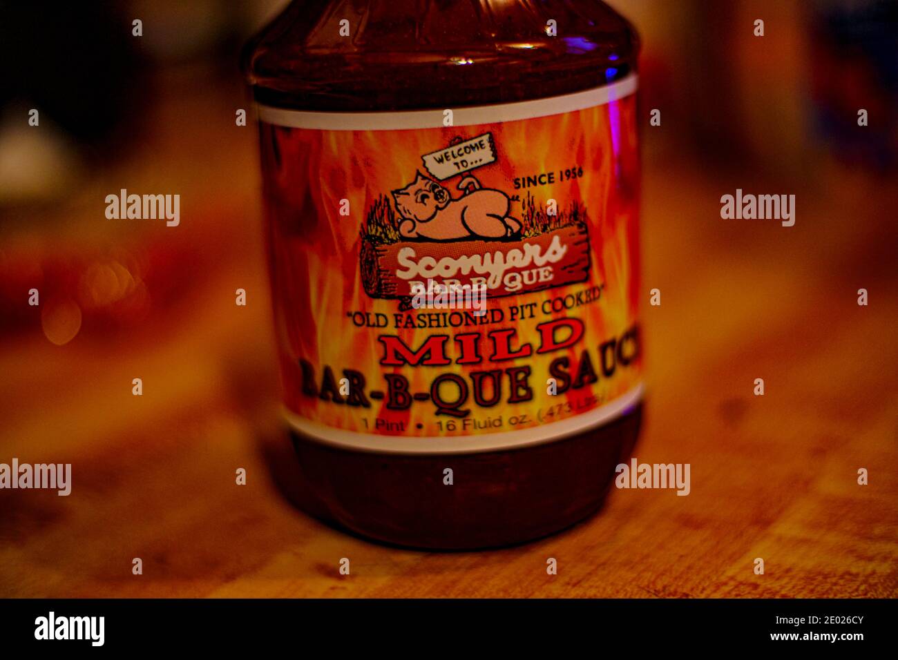 Augusta, Ga USA - 12 11 20: Sconyers Bar-B-Que Mild sauce. Made only in ...