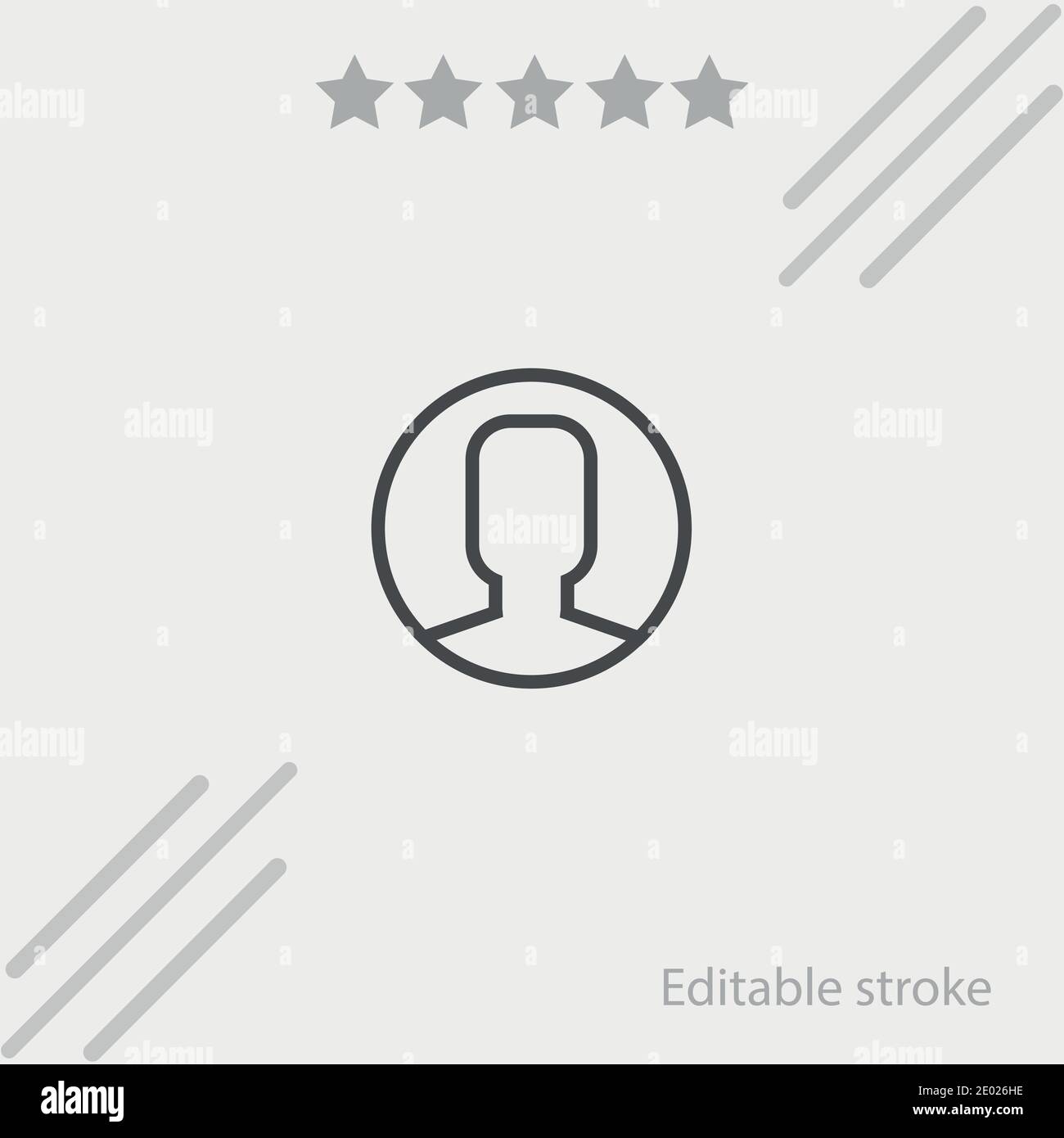 round avatar vector icon modern simple vector illustration Stock Vector ...