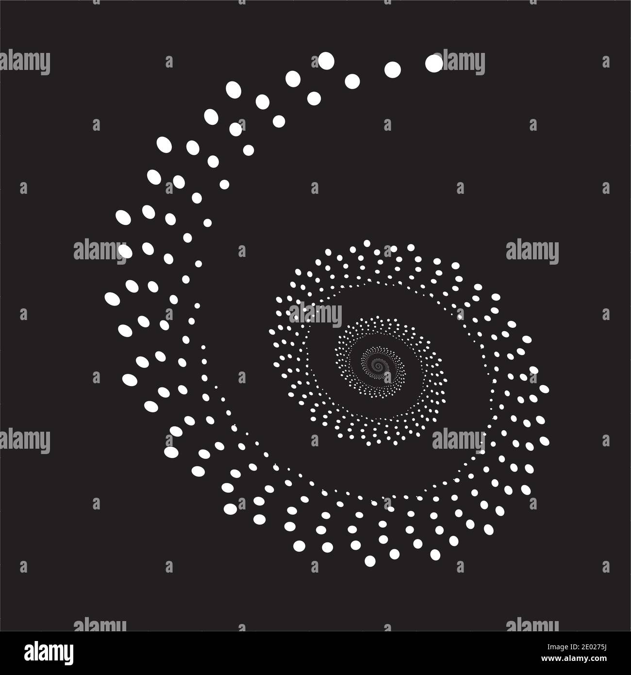 Diminishing dot pattern Stock Vector Images - Alamy
