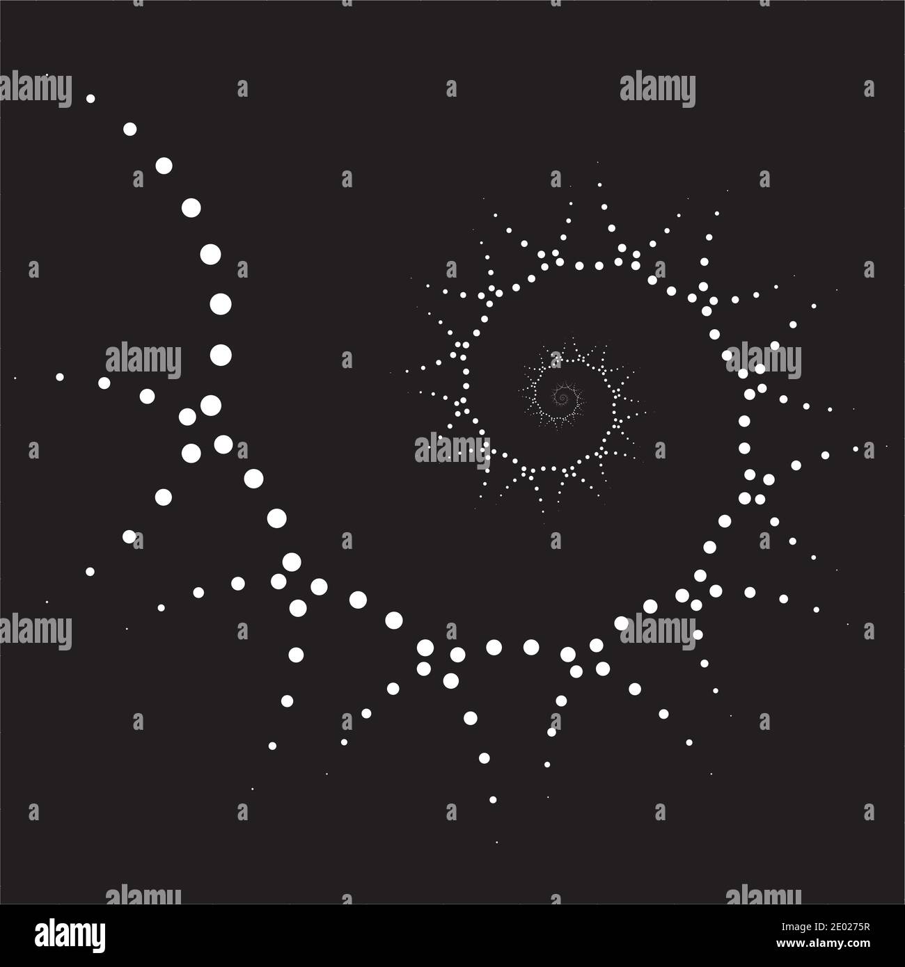 Diminishing dot pattern hi-res stock photography and images - Alamy